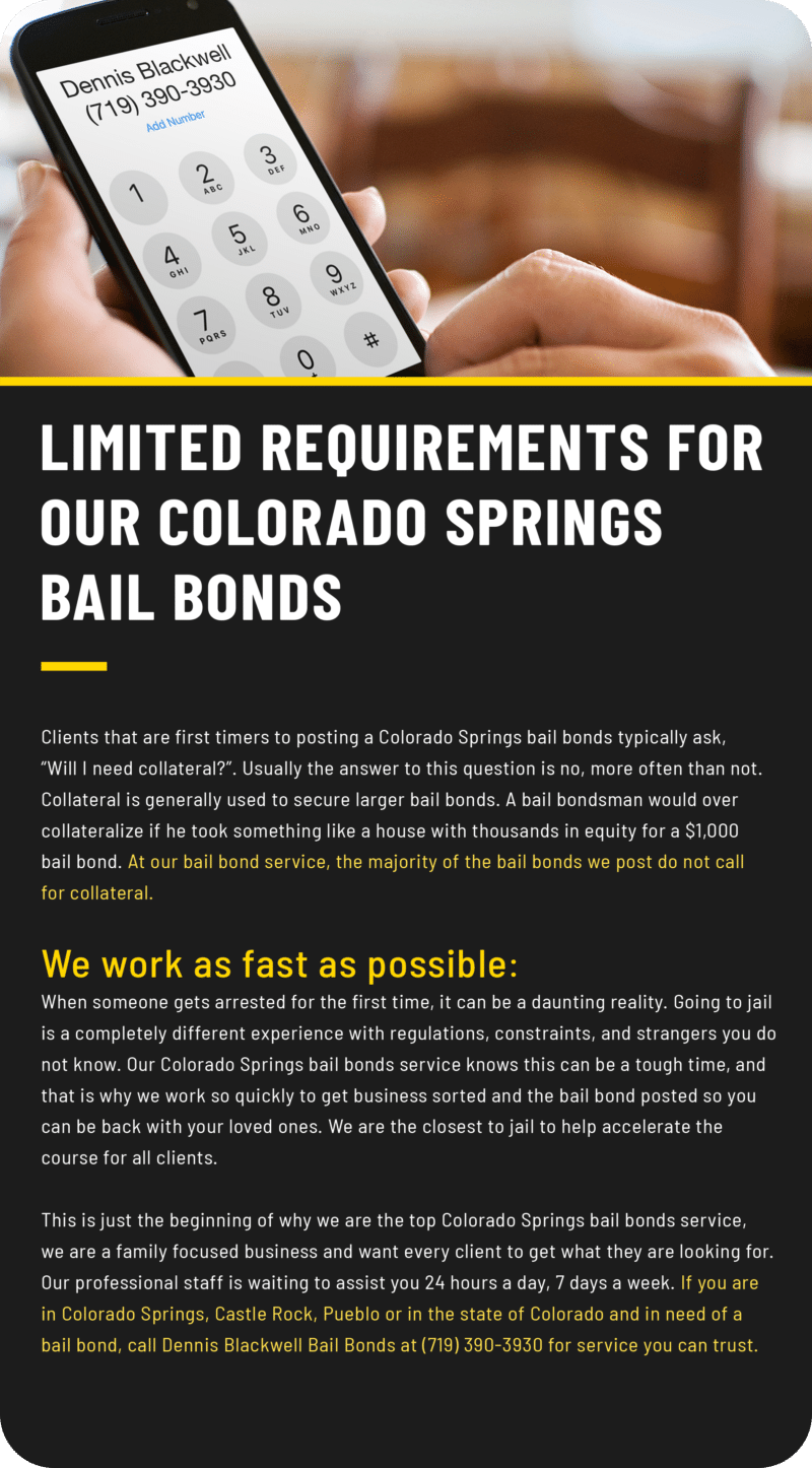 Dennis Blackwell Bail Bonds in Colorado Springs, CO